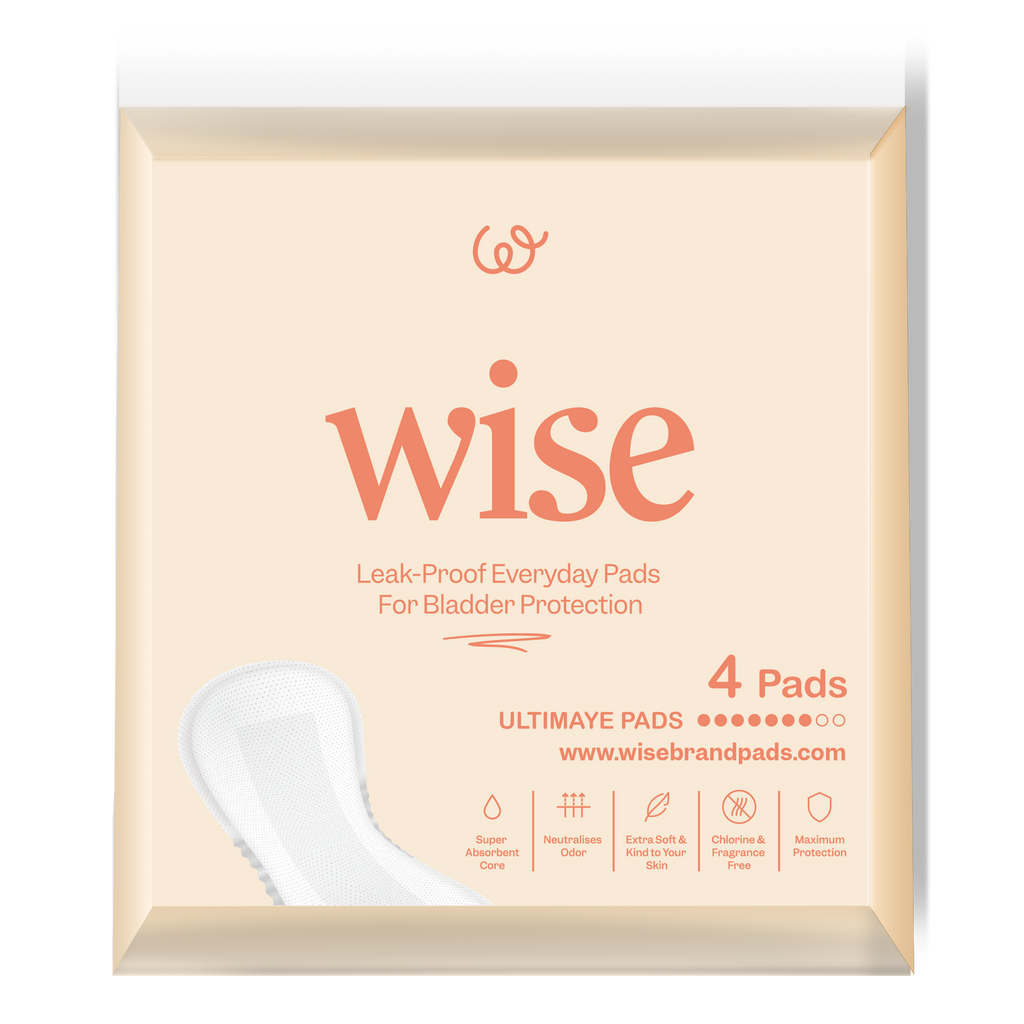 Wise Travel Pack Ultimate Incontinence Pads - 4 Pads Per Bag Bundle (6– Apex Store USA